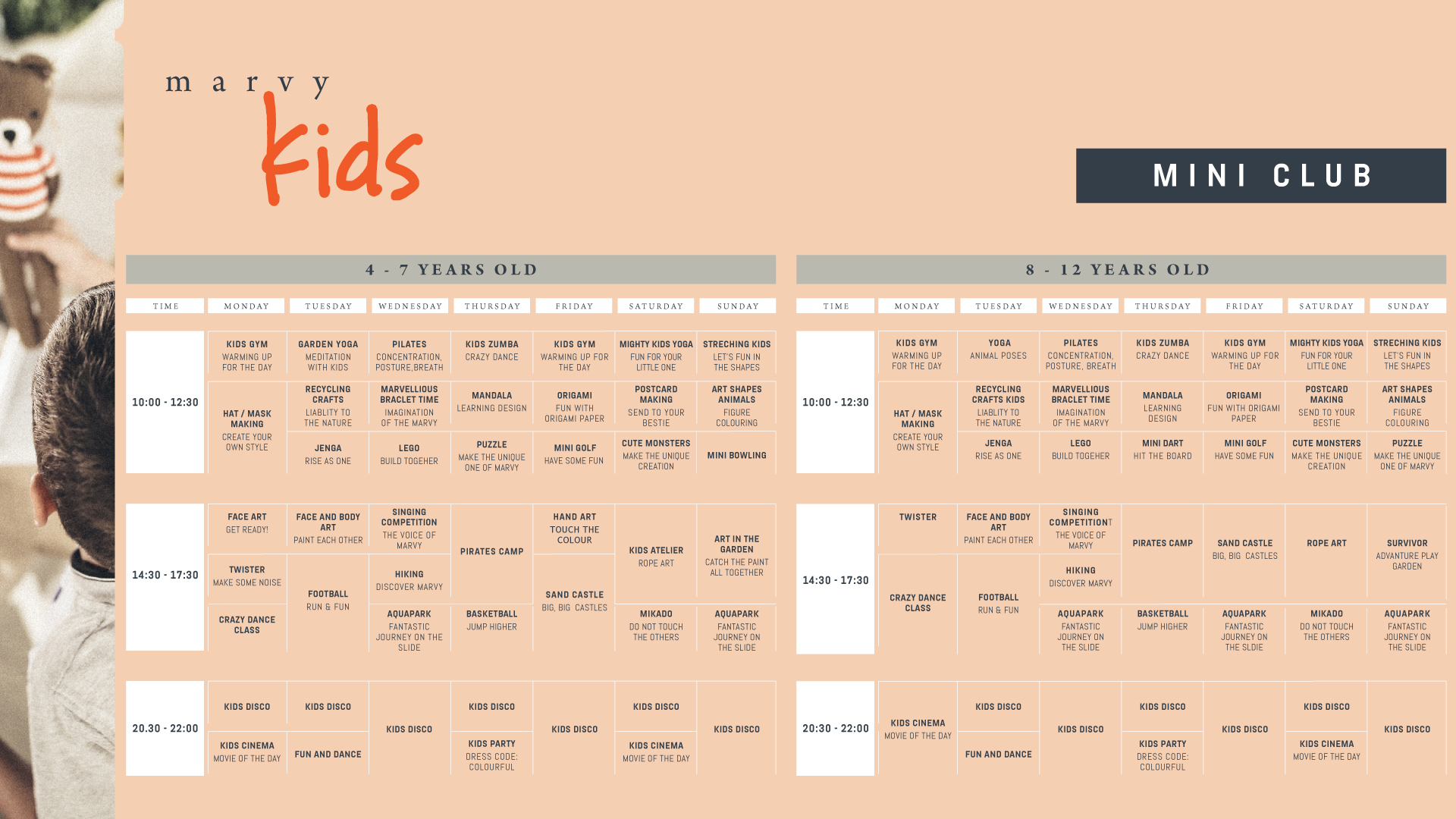 Kids&Youngster Club I Club Marvy